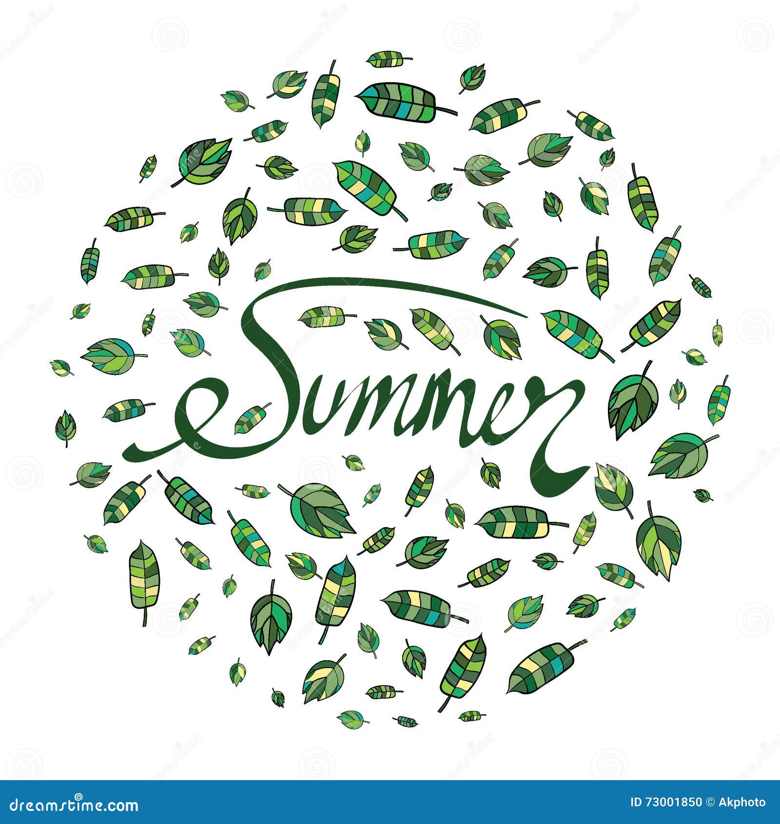 Summer text stock vector. Illustration of cute, headline - 73001850