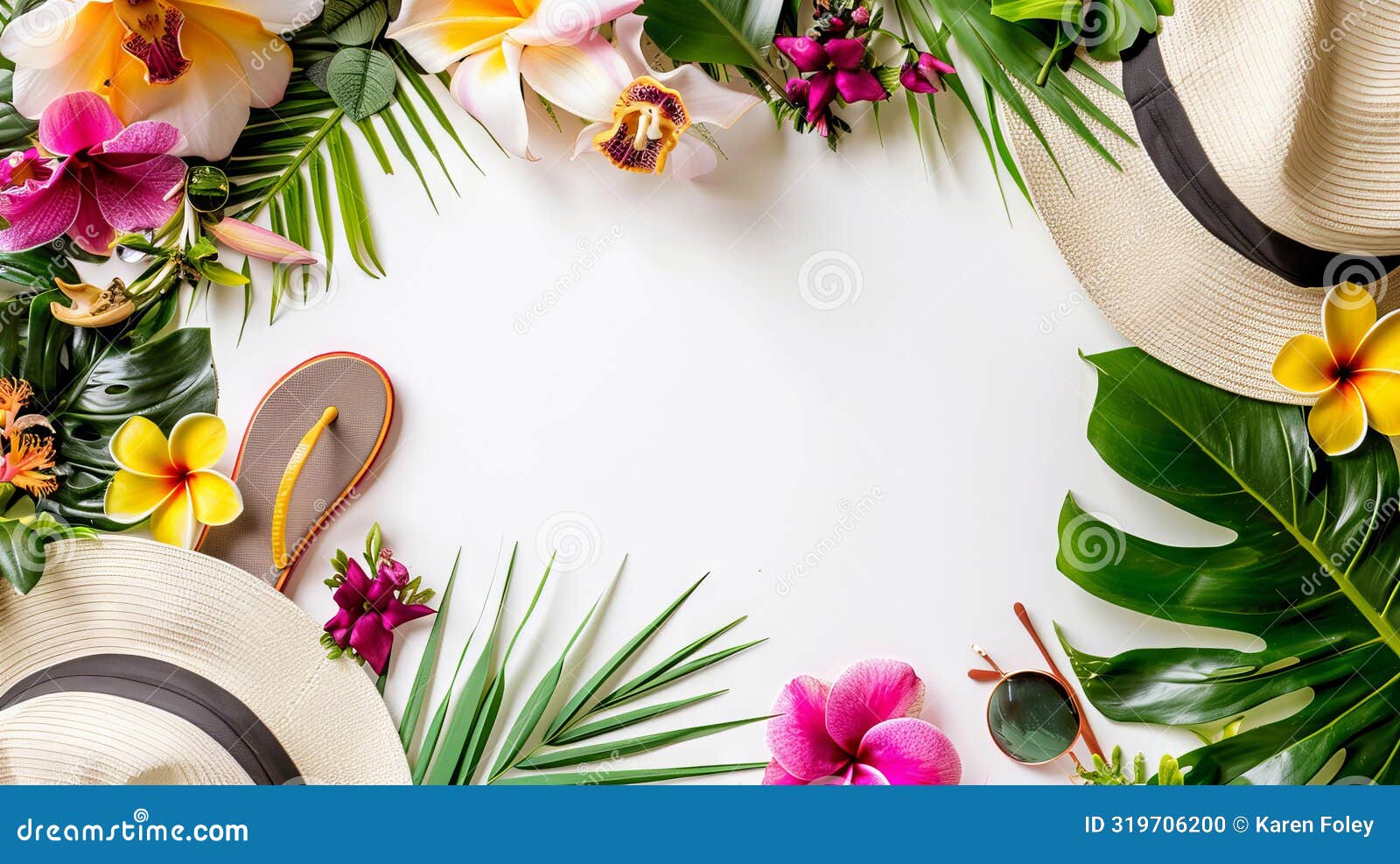 Summer Theme Background Graphic Template Stock Illustration ...