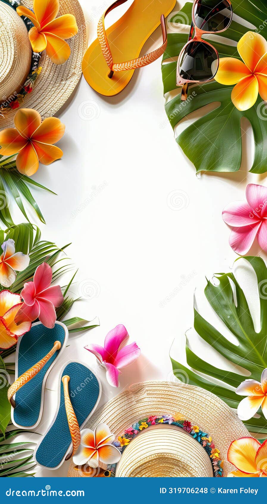 Summer Theme Background Graphic Template Stock Illustration ...