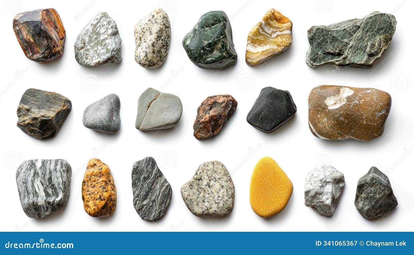 Summer-Themed Collection of Rocks Stock Illustration - Illustration of ...