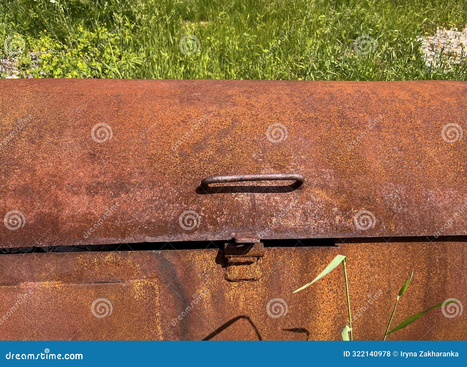 In June There is a Rusty Safe at the Cottage Stock Photo - Image of ...