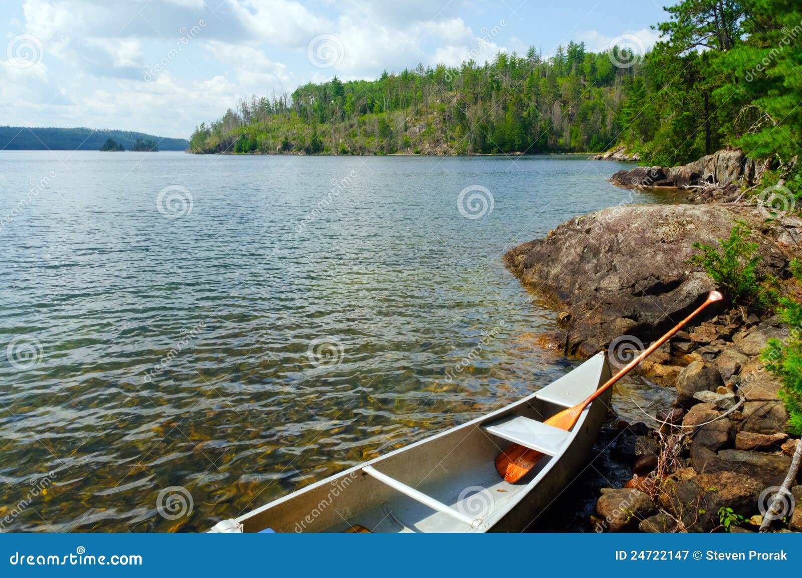 Summer Time in Canoe Country Stock Image - Image of canoe, area: 24722147