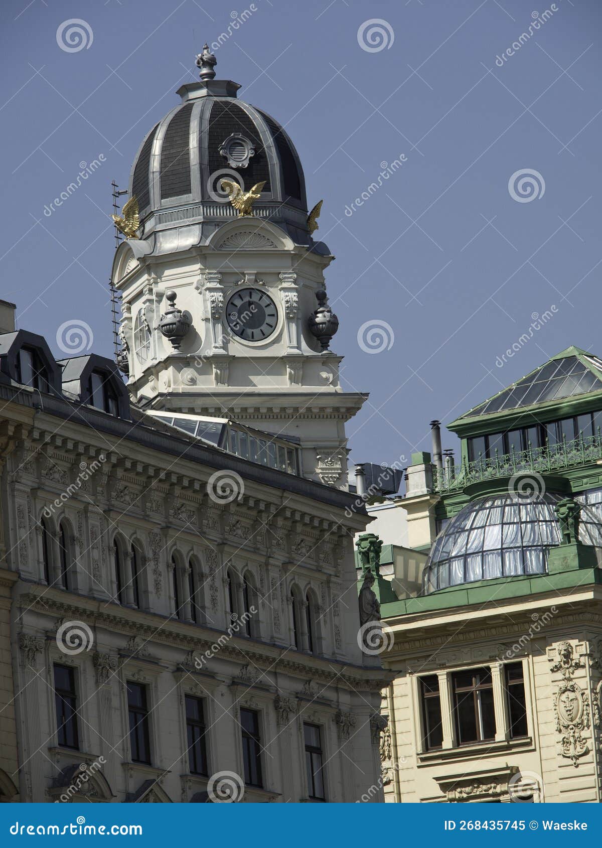 The City of Vienna in Austria at Summer Time Stock Image - Image of ...
