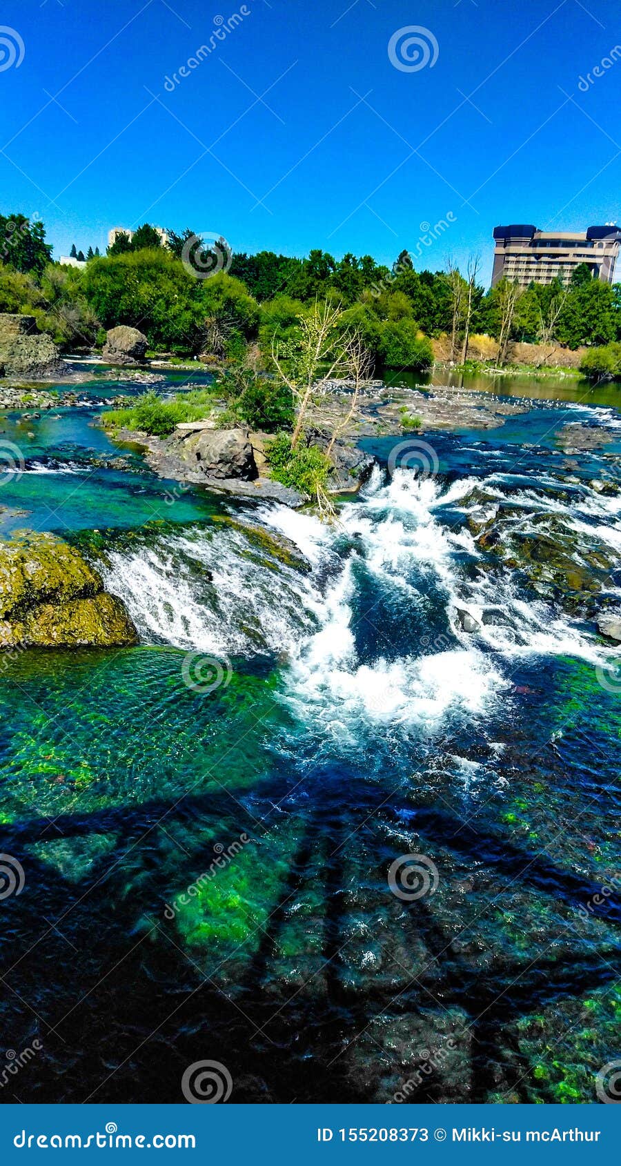 Summer Time in Riverfront Park Spokane Washington Stock Image - Image ...