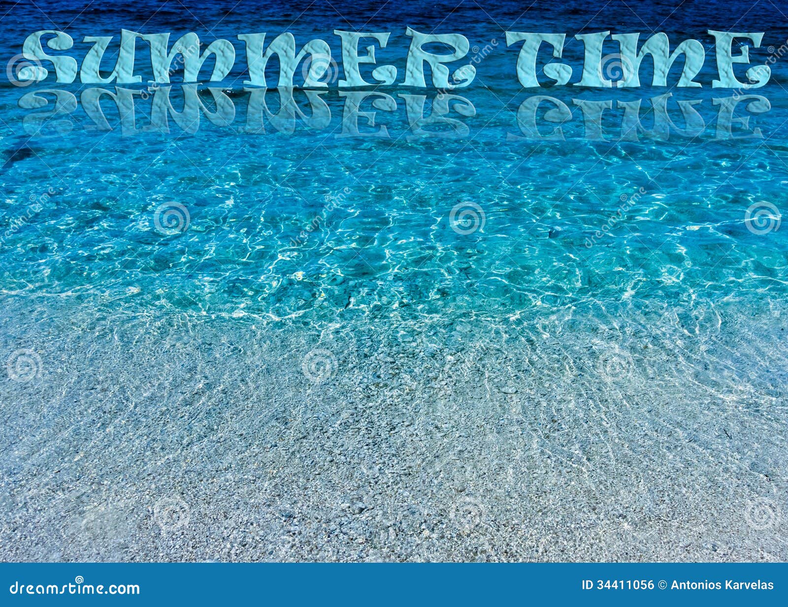 Summer Time stock photo. Image of rocks, mediterranean - 34411056