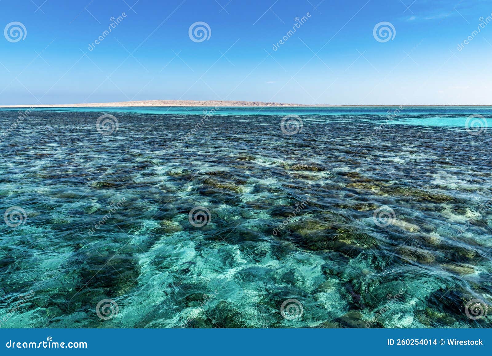 Summer Sea View Egypt Hurghada Skyline Stock Photo - Image of reef ...