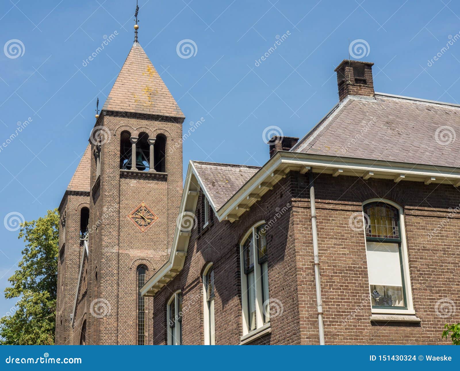 The City of Ulft in the Netherlands Stock Photo - Image of ship, church ...