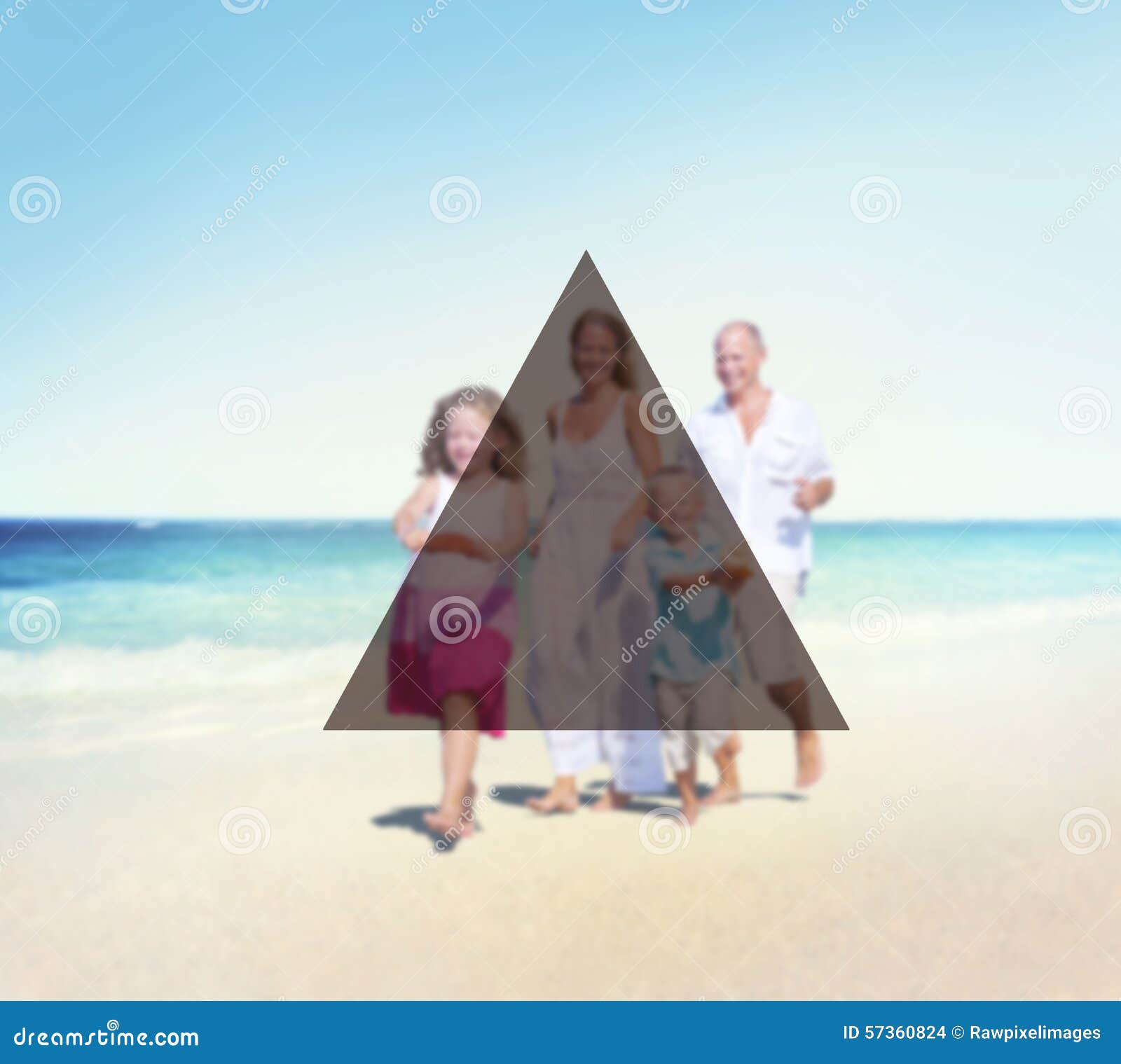 Summer Togetherness Friendship Triangle Copy Space Concept Stock Photo ...