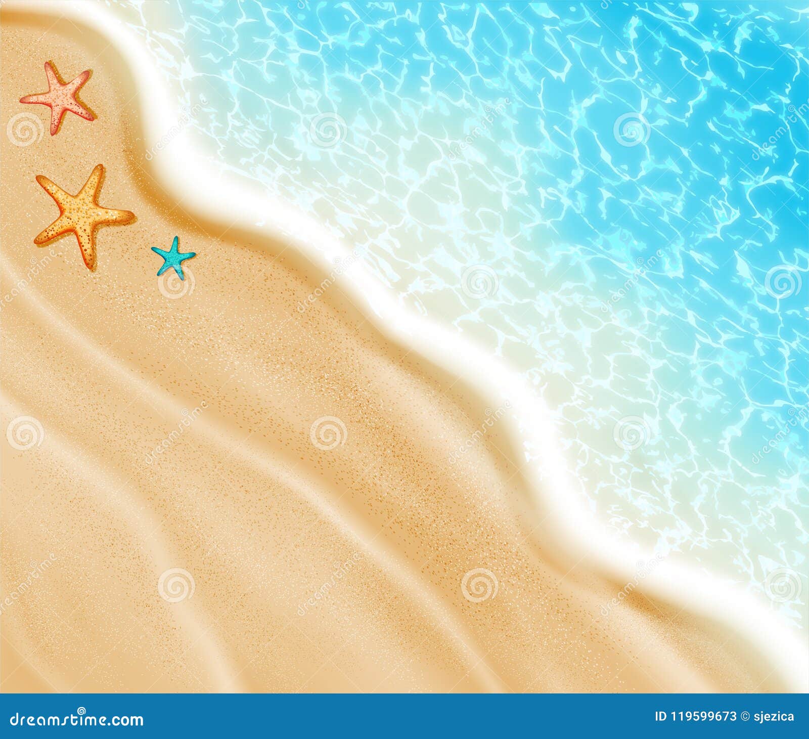 Top View Beach Background, Summer Water Activities. Women Relaxing At ...