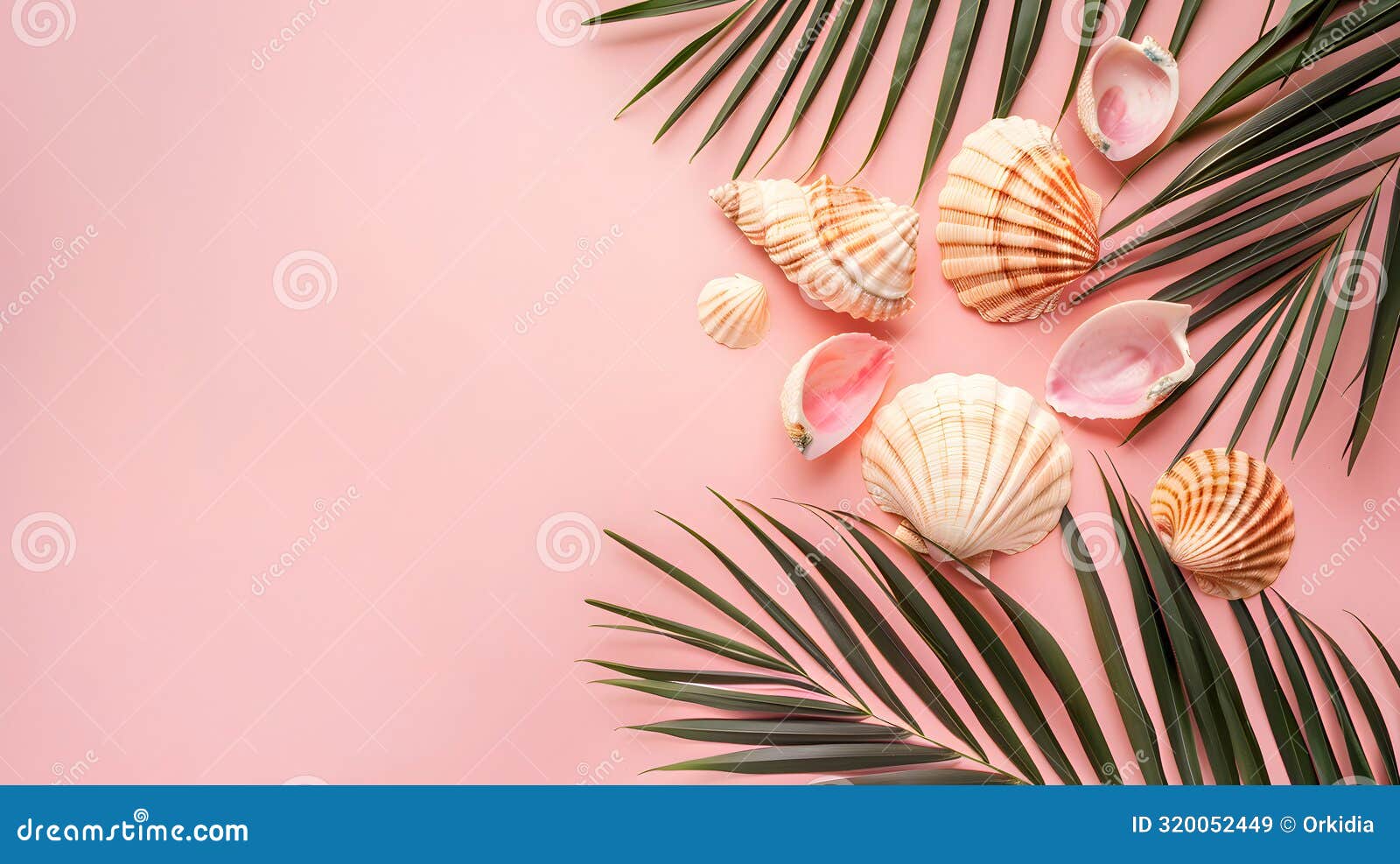 Summer Tropical Banner - Refreshing Design Pop Colors Background Stock ...