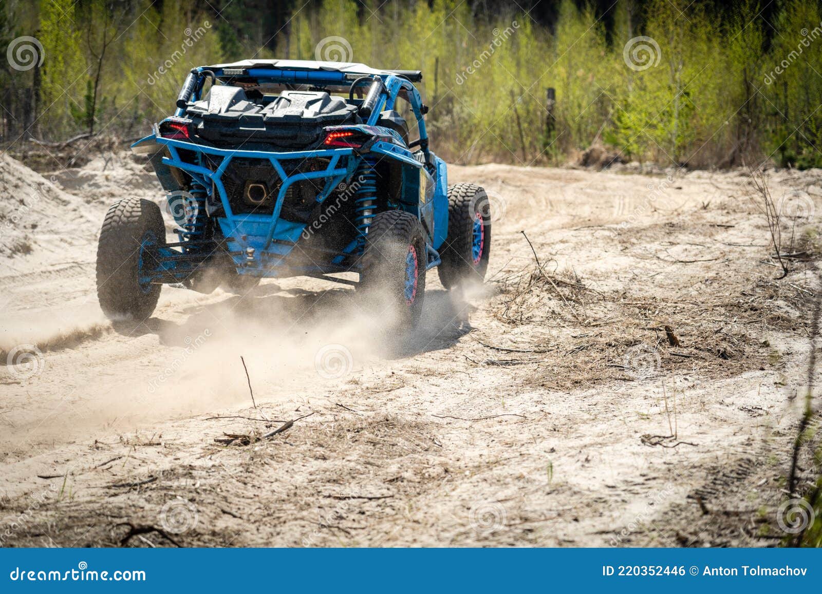 Summer UTV, ATV & Offroad Driving in Dust. Quad Racing Editorial Photo ...