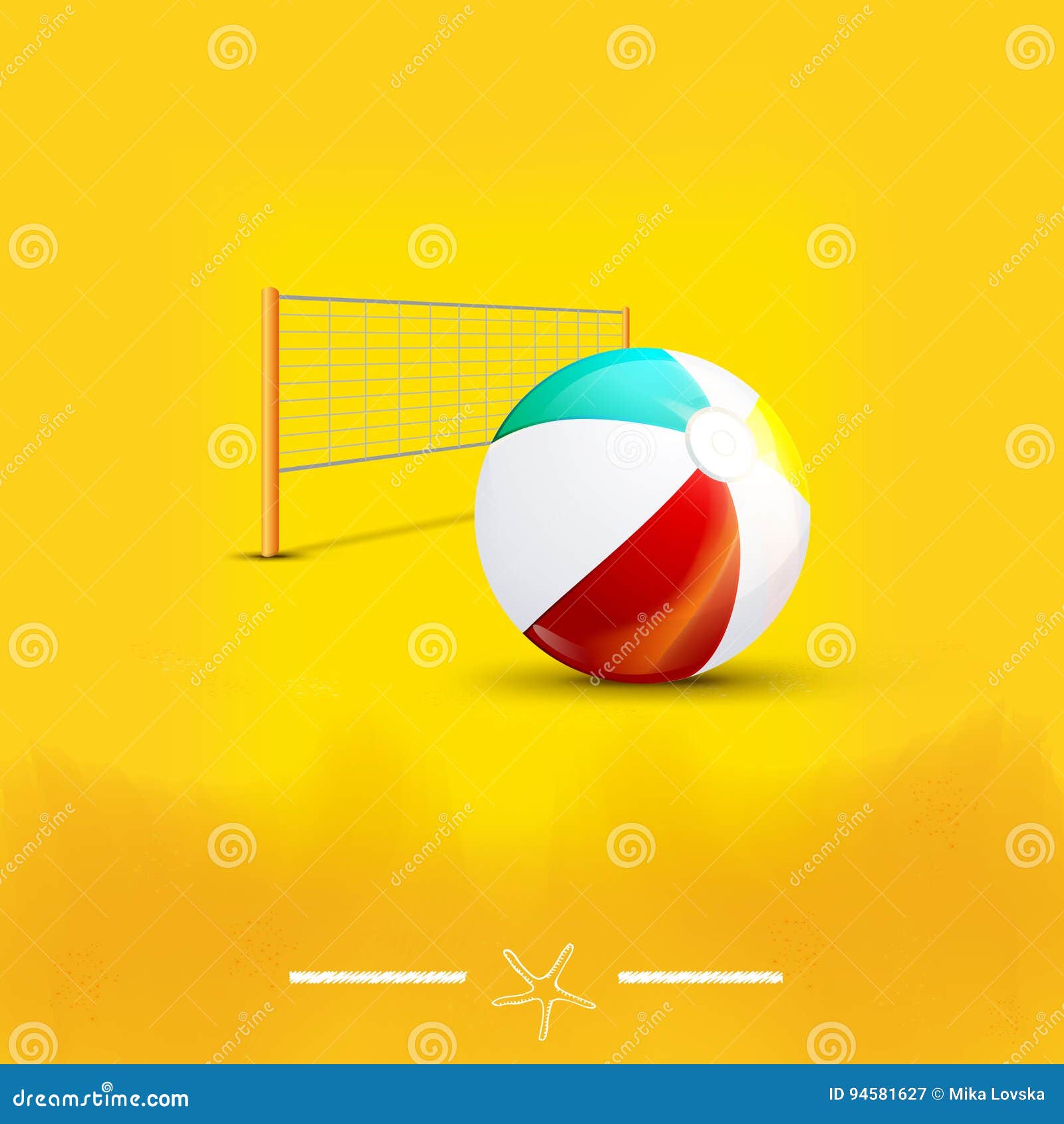 Summer Vacation and Travel Background. Vector Illustration, Graphic ...