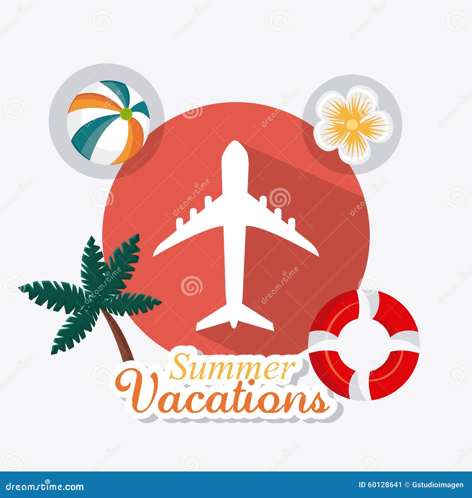 Summer, Vacations and Travel Stock Vector - Illustration of beach ...