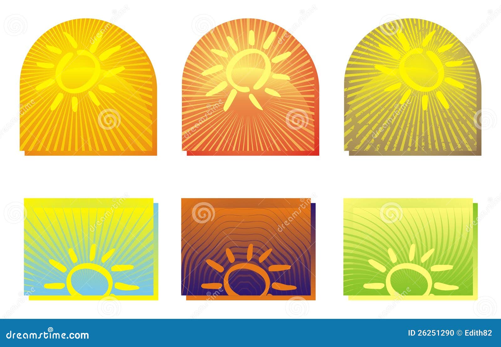 Summer variation stock vector. Illustration of blue, curve - 26251290