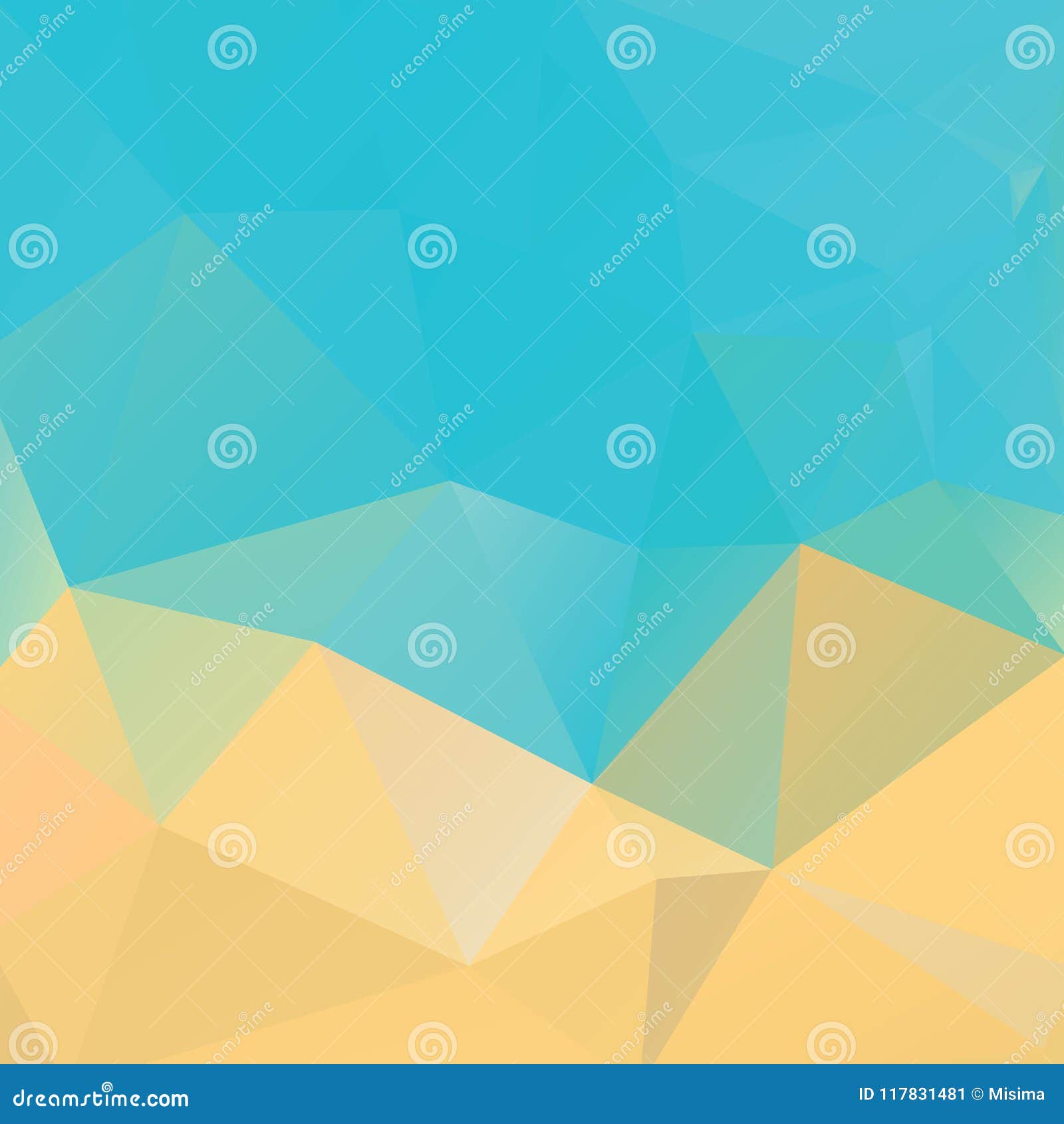 Summer Vector Gradient Background Stock Vector - Illustration of bright ...