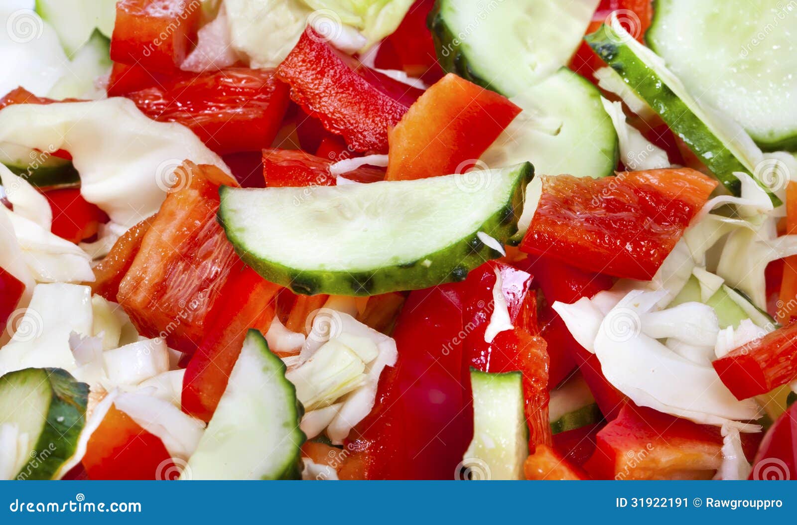 Summer vegetable salad mix stock image. Image of colorful - 31922191