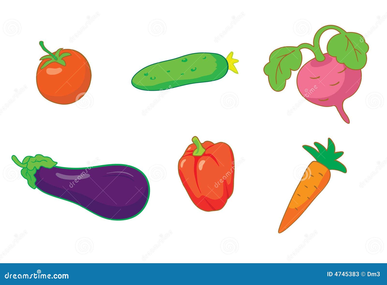 Summer_vegetables_icon_set ilustración del vector. Ilustración de ...