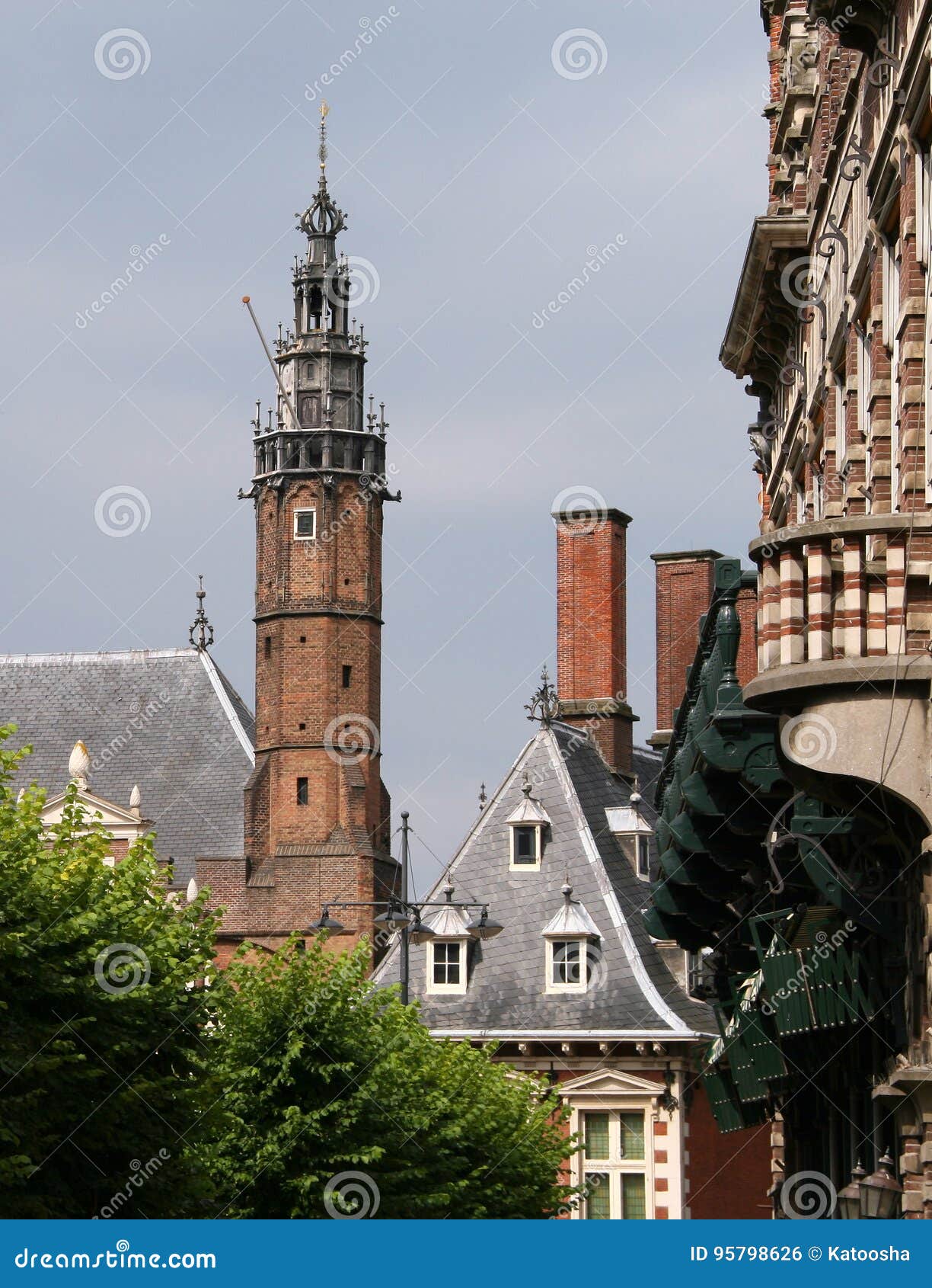 Summer View of Haarlem, Netherlands Stock Photo - Image of design ...