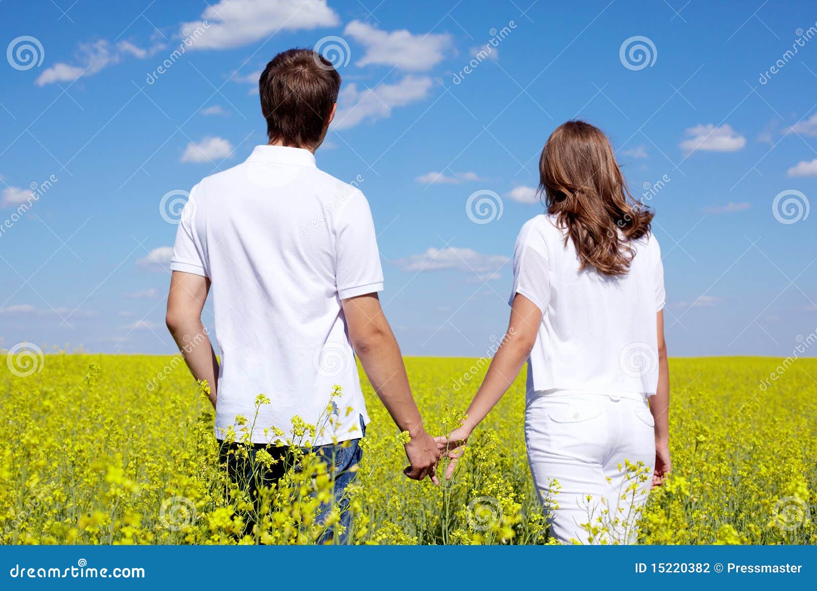 Summer walk stock photo. Image of flower, romance, male - 15220382