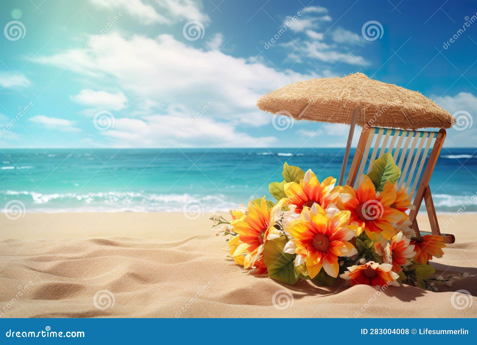 Summer Wanderlust: Exploring the World with a Travel Theme. Stock ...