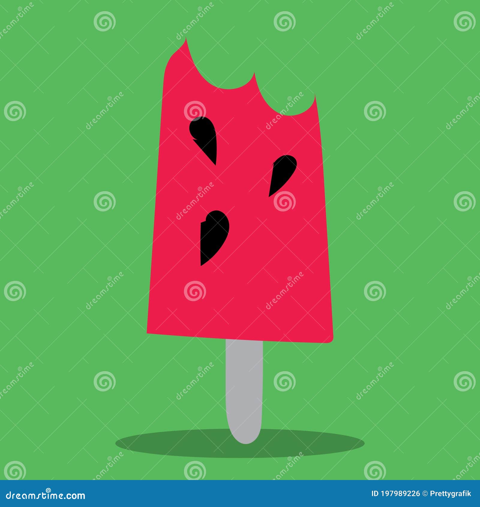 SUMMER WATERMELON POPSICLE EAT 07 Stock Vector - Illustration of summer ...
