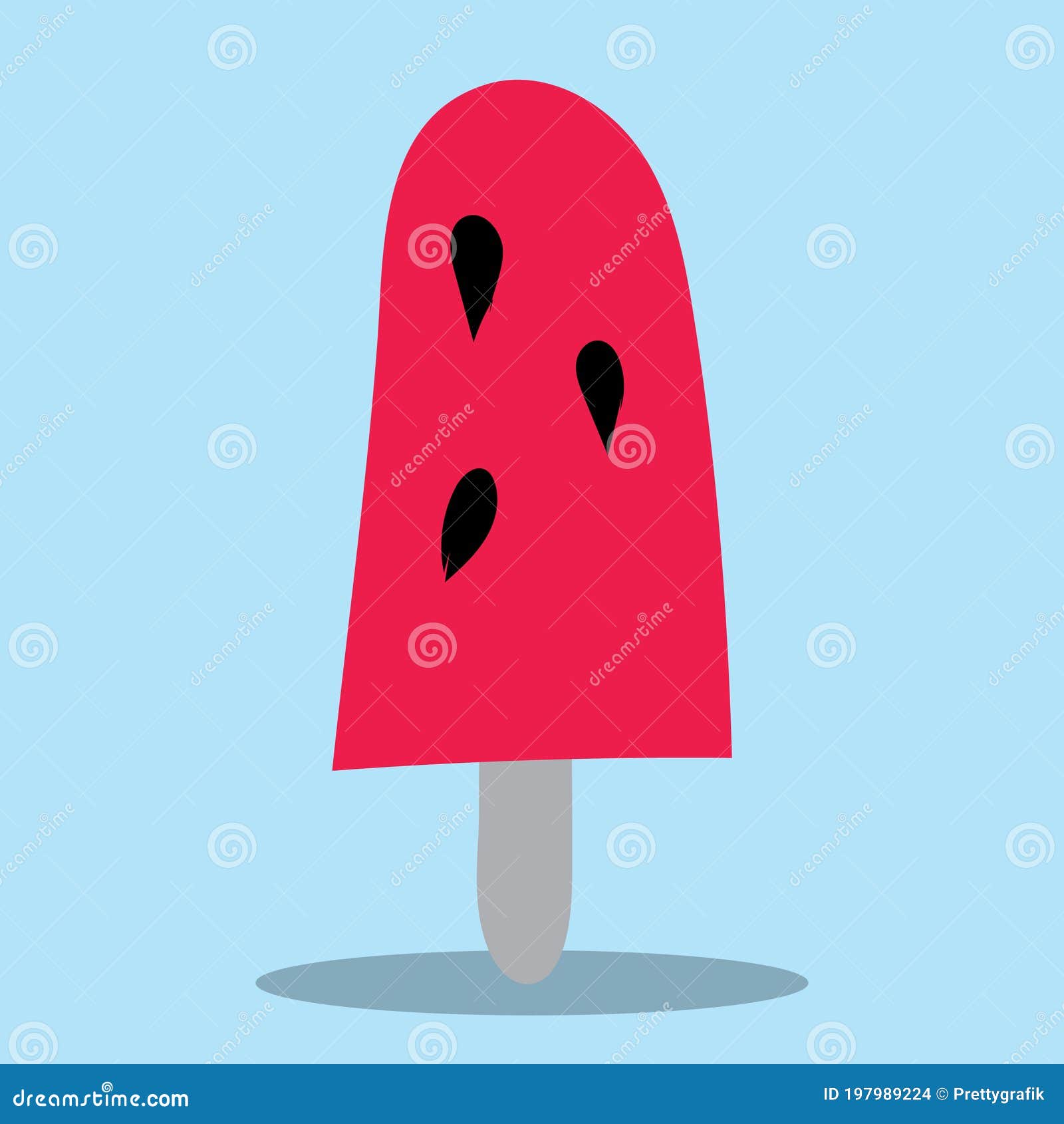 SUMMER WATERMELON POPSICLE 08 Stock Vector - Illustration of vector ...