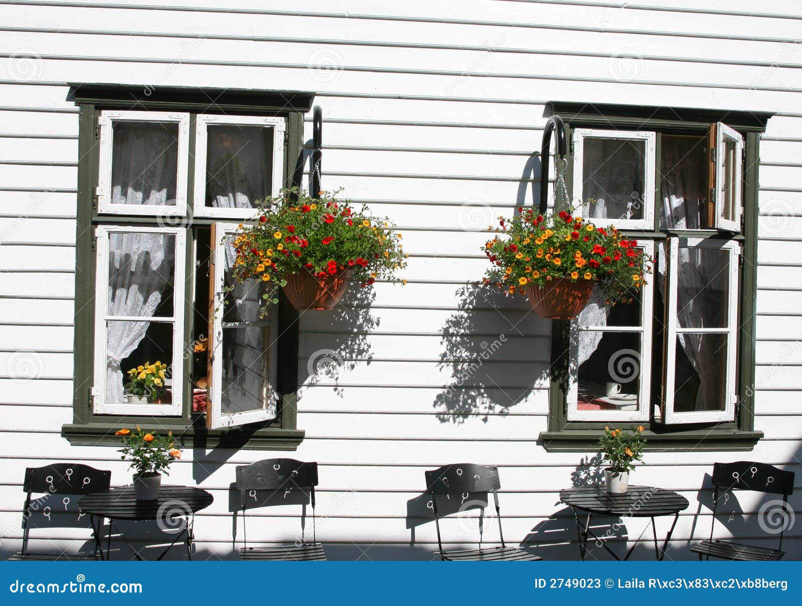 Summer windows stock image. Image of serving, restaurant - 2749023