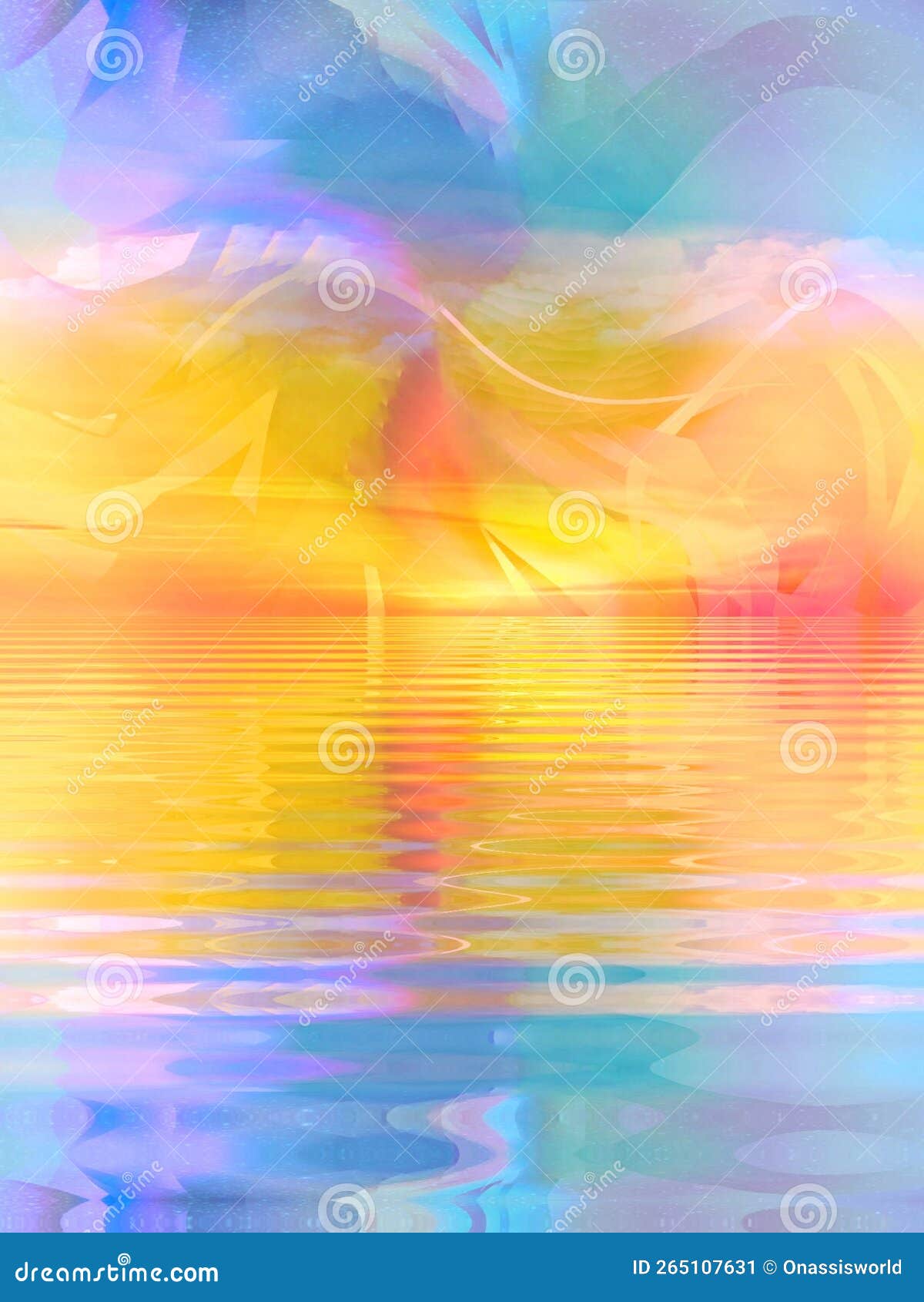 Summers Bloom Abstract Background Colors Shades Shapes and Blurs Stock ...