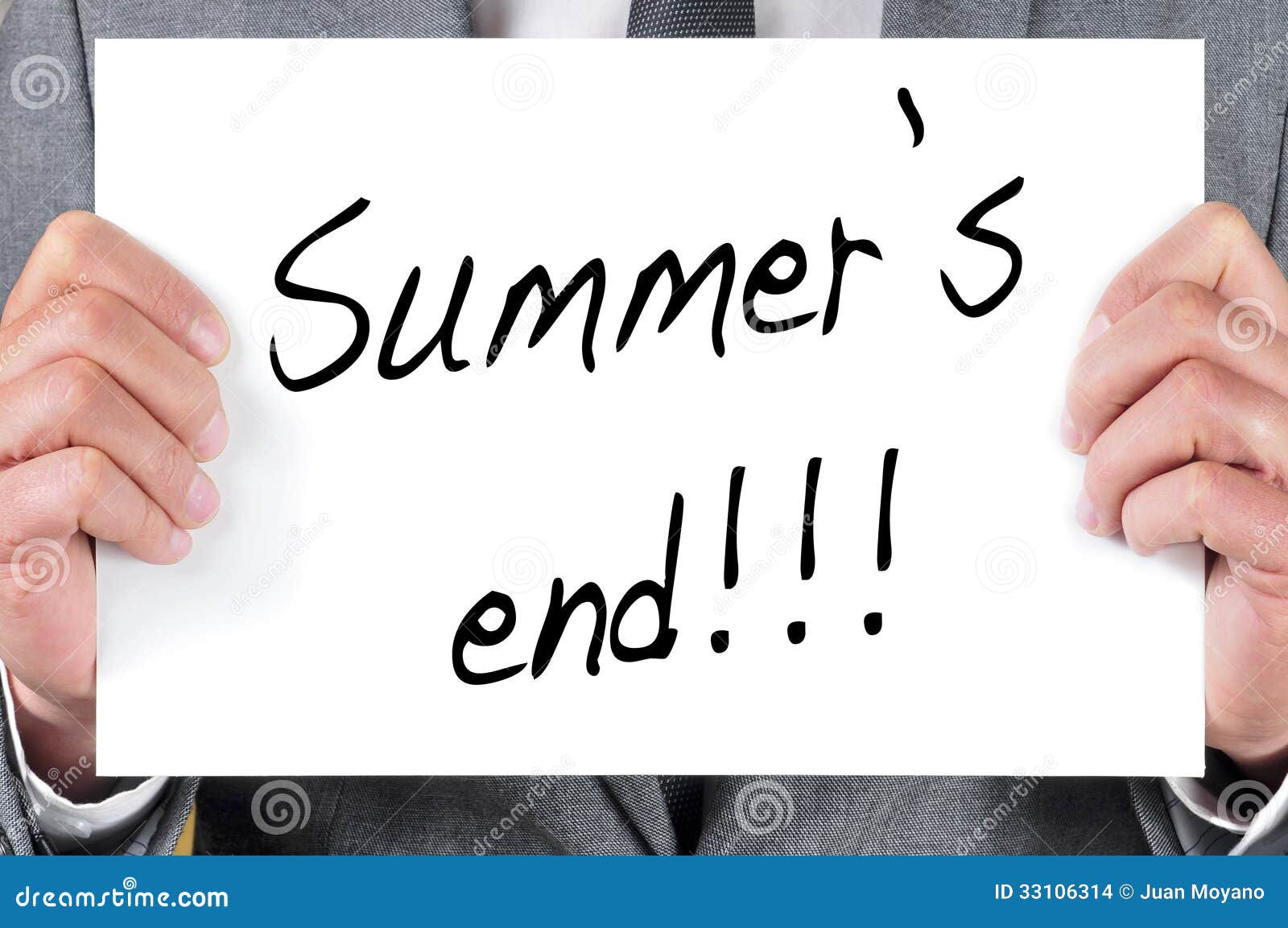 Summers end stock photo. Image of business, holidays - 33106314