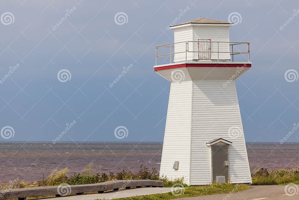 Summerside Outer Range Front Lighthouse on Prince Edward Island Stock ...