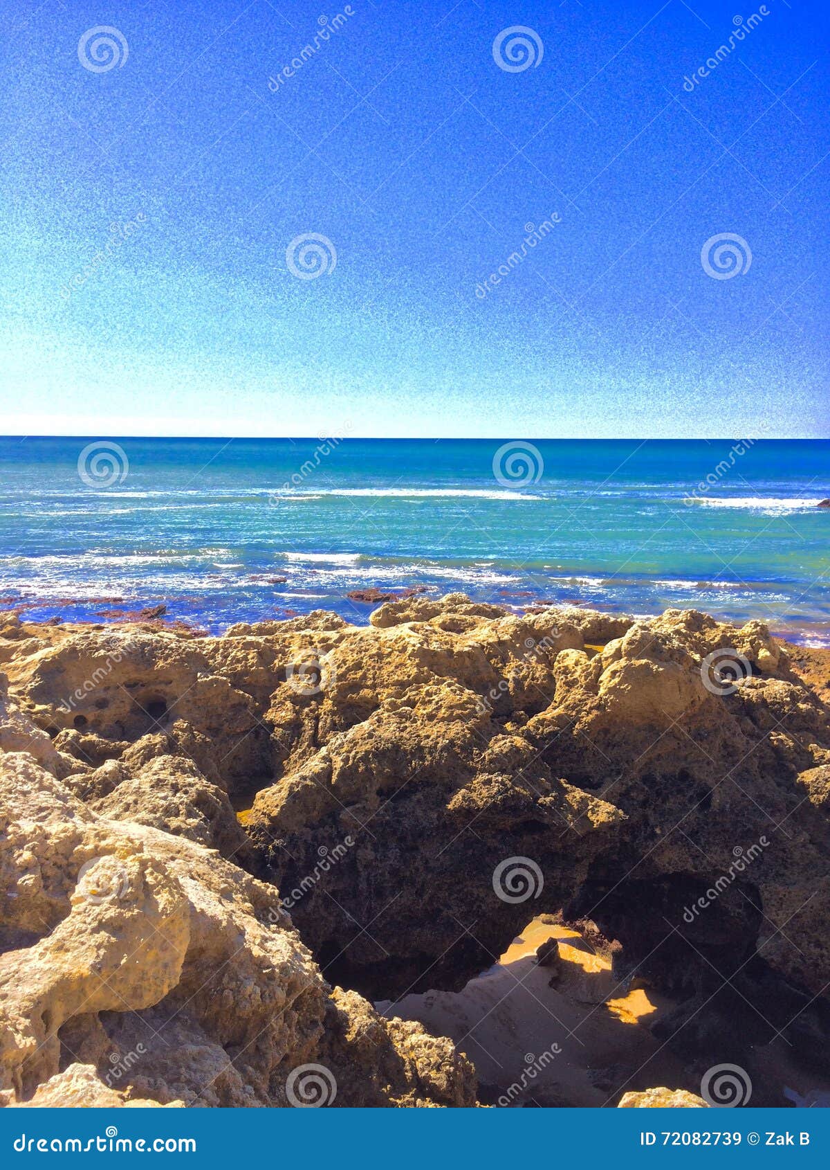 Summertime Ocean stock image. Image of ocean, sunlit - 72082739