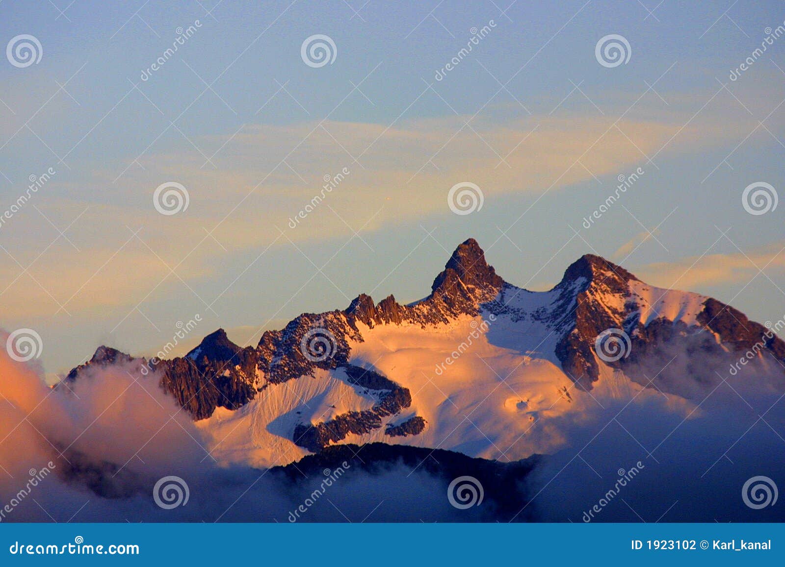 Summit - alpine view stock photo. Image of clouds, italia - 1923102