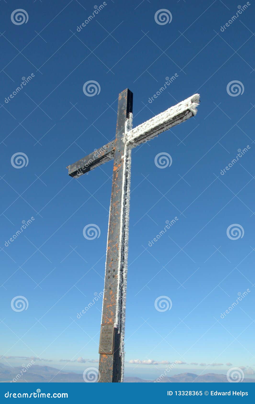 Summit Cross stock image. Image of heaven, high, altitude - 13328365