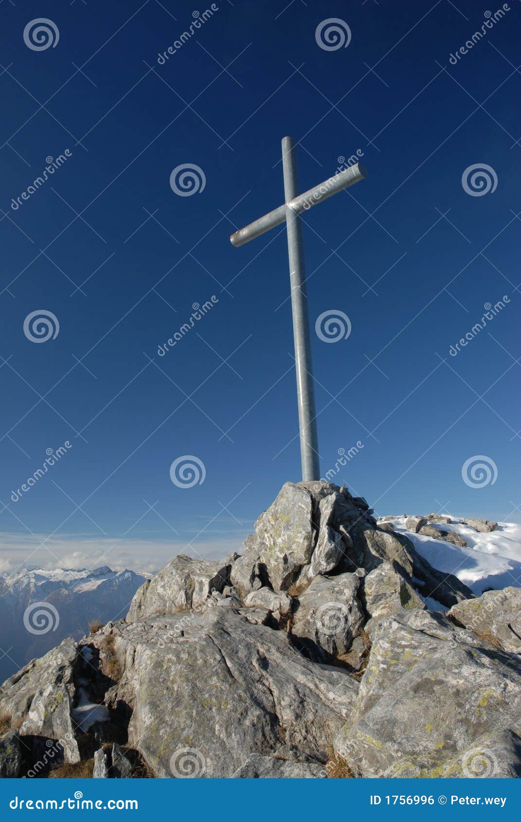 Summit Cross stock photo. Image of clouds, summit, spirit - 1756996