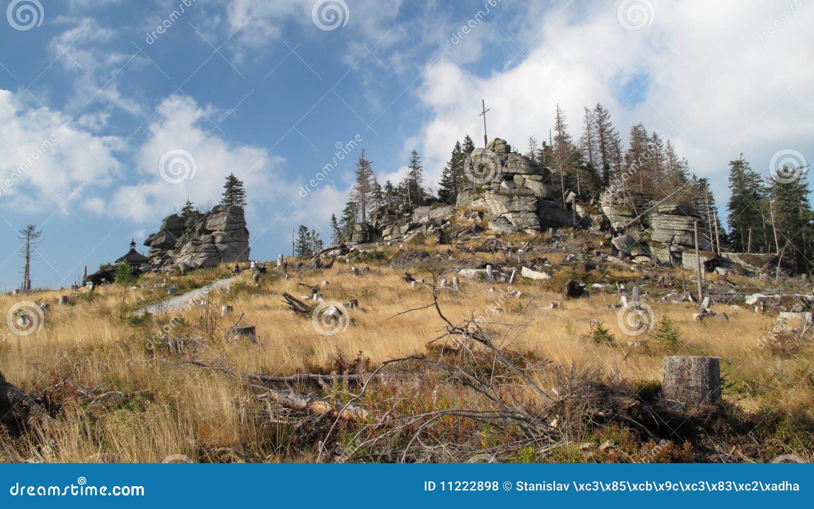 Summit of Hochstein stock photo. Image of border, summit - 11222898