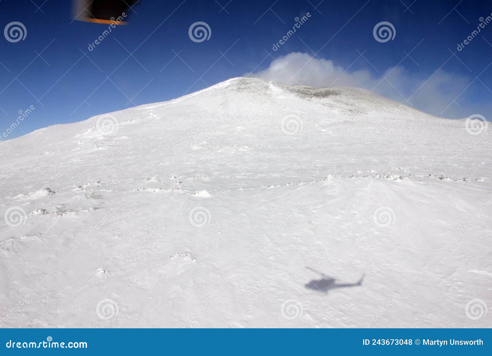 Summit of Mount Erebus, Antarctica Stock Photo - Image of glaciers ...