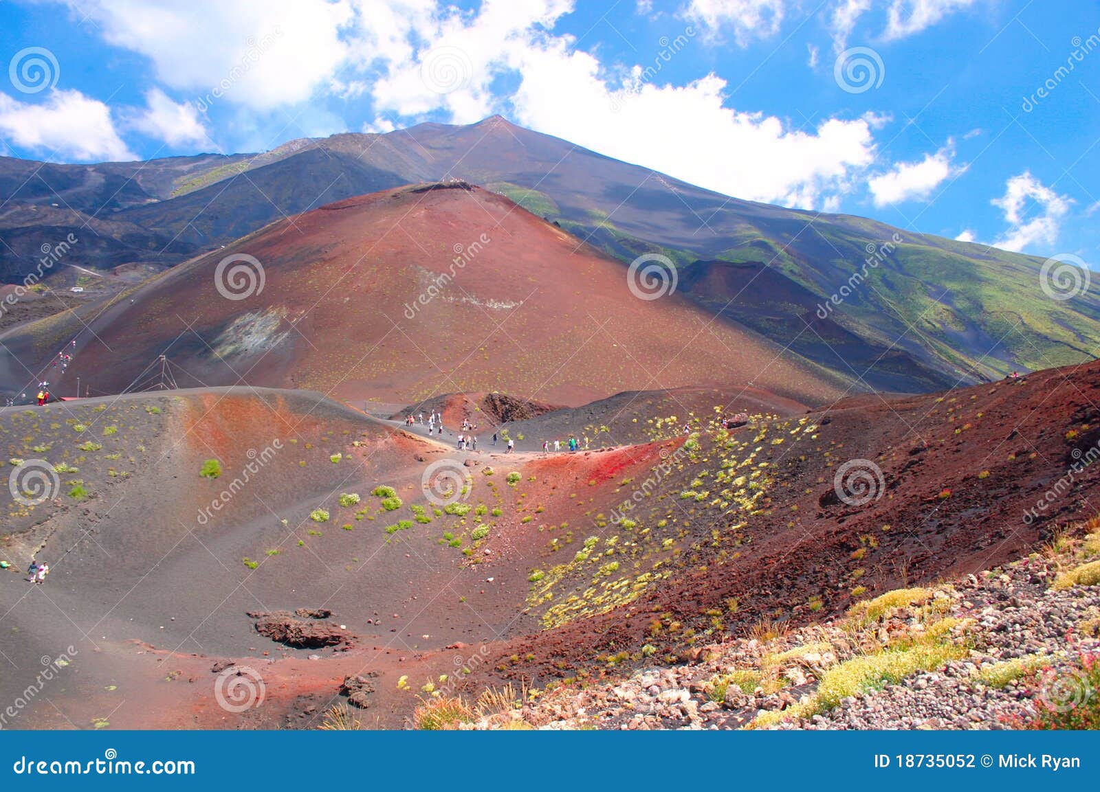 The Summit Of Mount Etna, Sicily Royalty-Free Stock Image ...