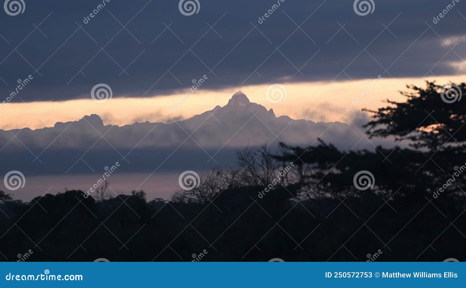 Mount Kenya Mount Kenya Mountain Sunrise Scenery Nature Landscape ...