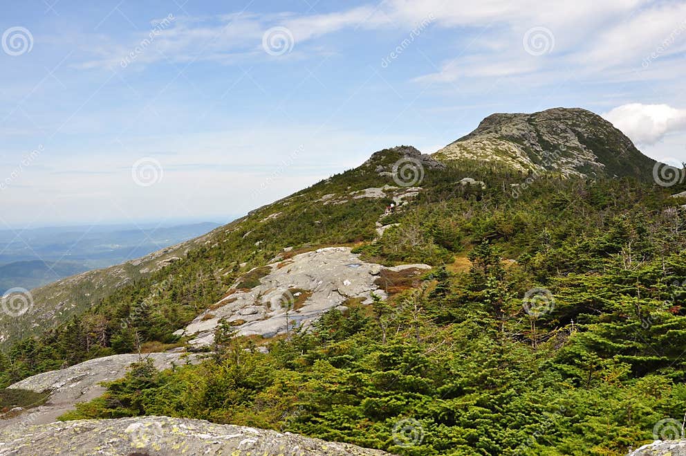 Summit of Mount Mansfield, the Highest in Vermont Stock Image - Image ...
