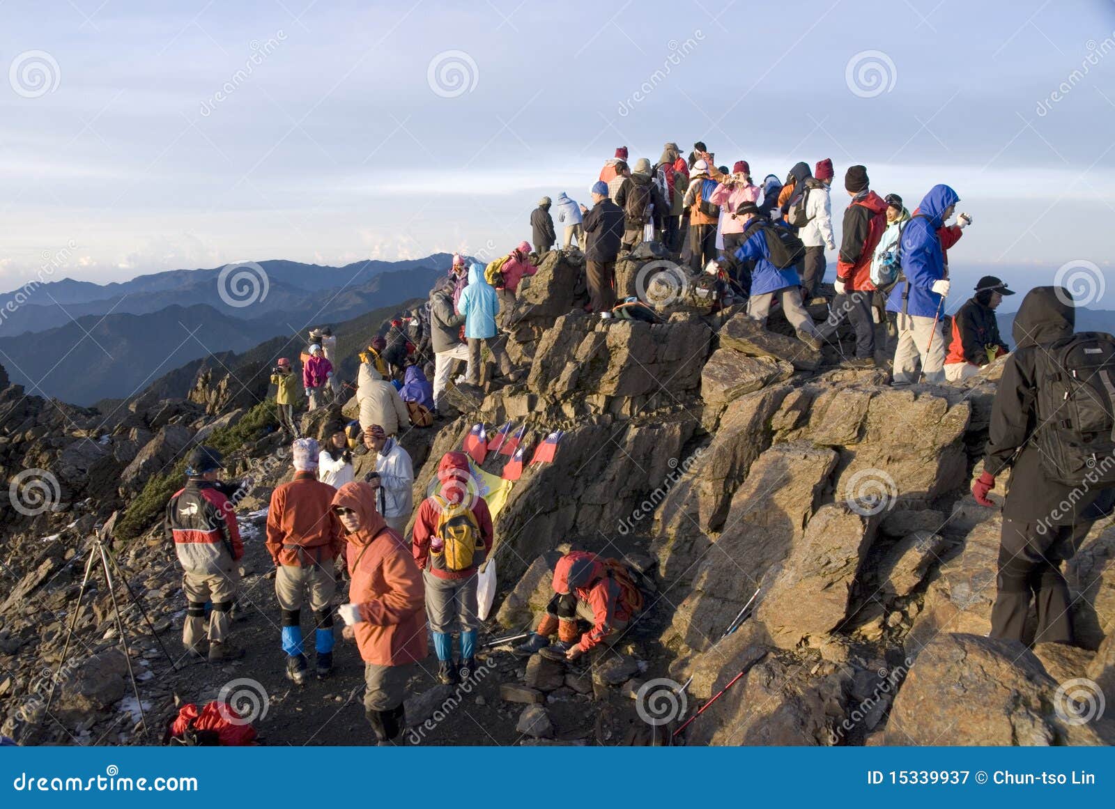 Summit of Mt. Jade in Taiwan Editorial Photography - Image of alpine ...