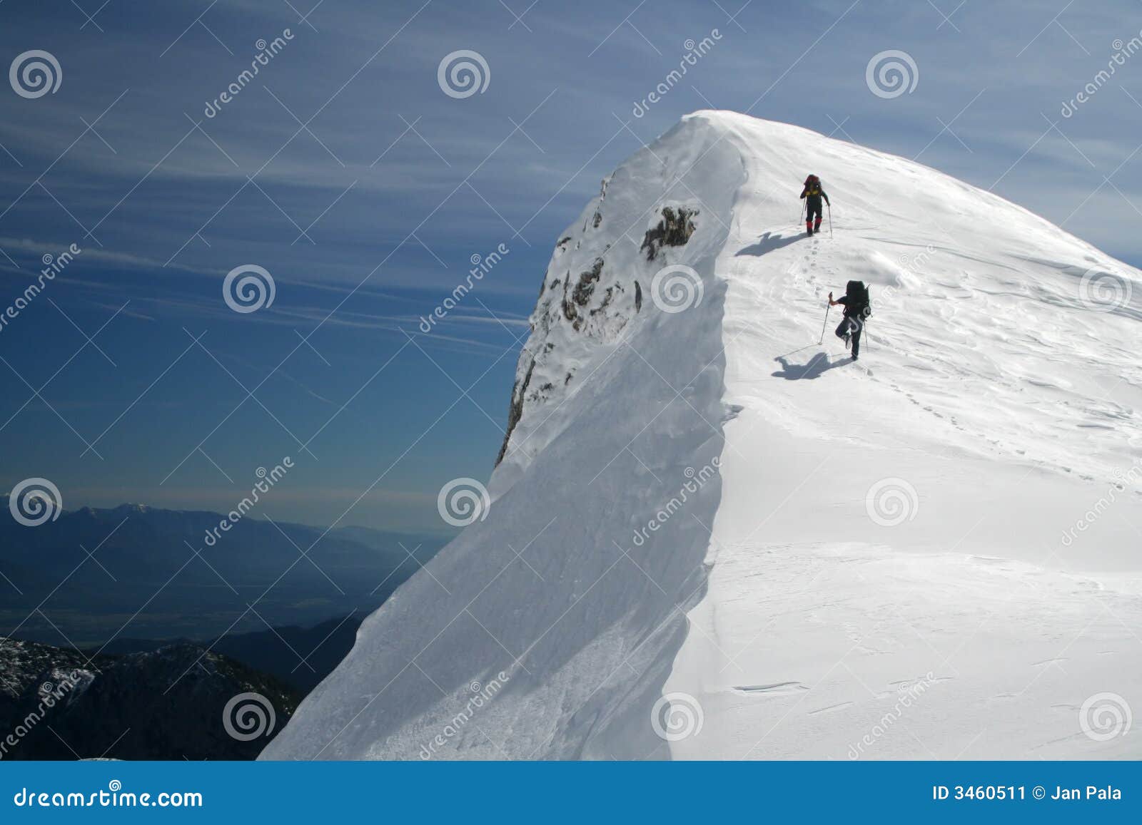 Summit is near stock image. Image of beauty, idyllic, mountaineer - 3460511