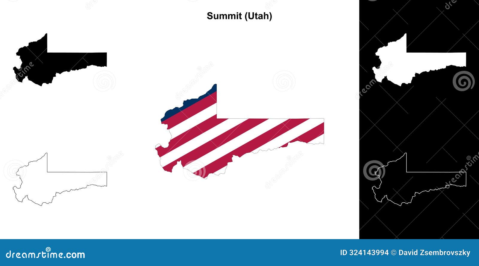Summit Outline Map Stock Image | CartoonDealer.com #323856841
