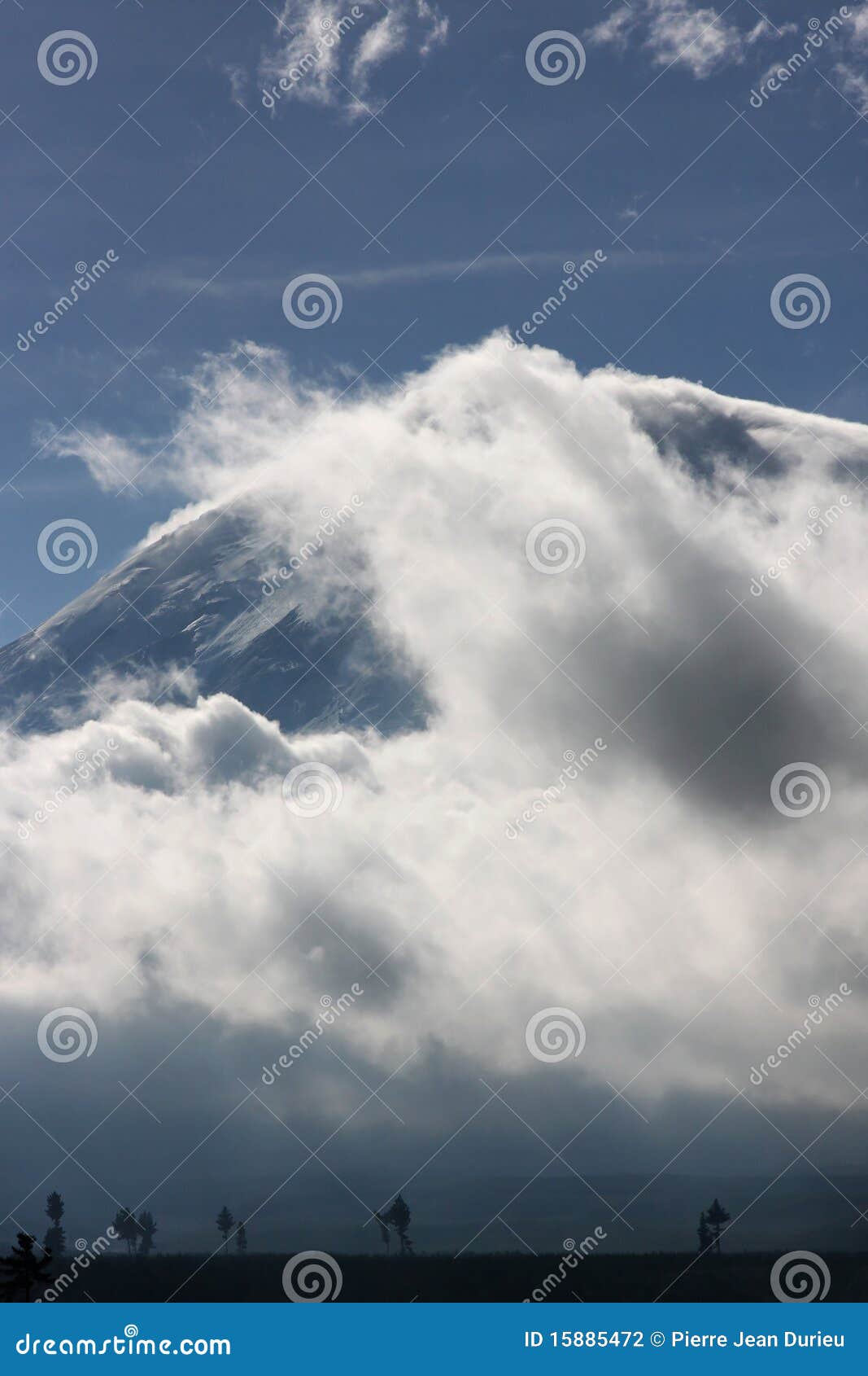 Summit of the Volcano stock photo. Image of white, snow - 15885472