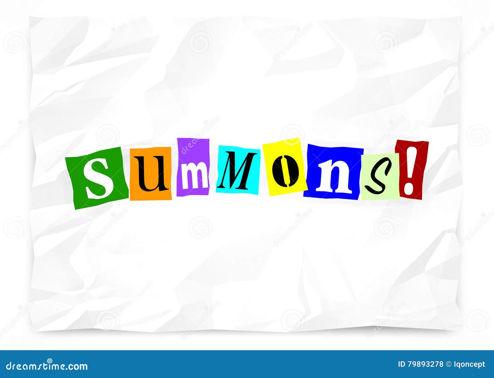 Summons Notice Appear Court Legal Ransom Note Stock Illustration ... Summons Notice Appear Court Legal Ransom Note Stock Illustration ...