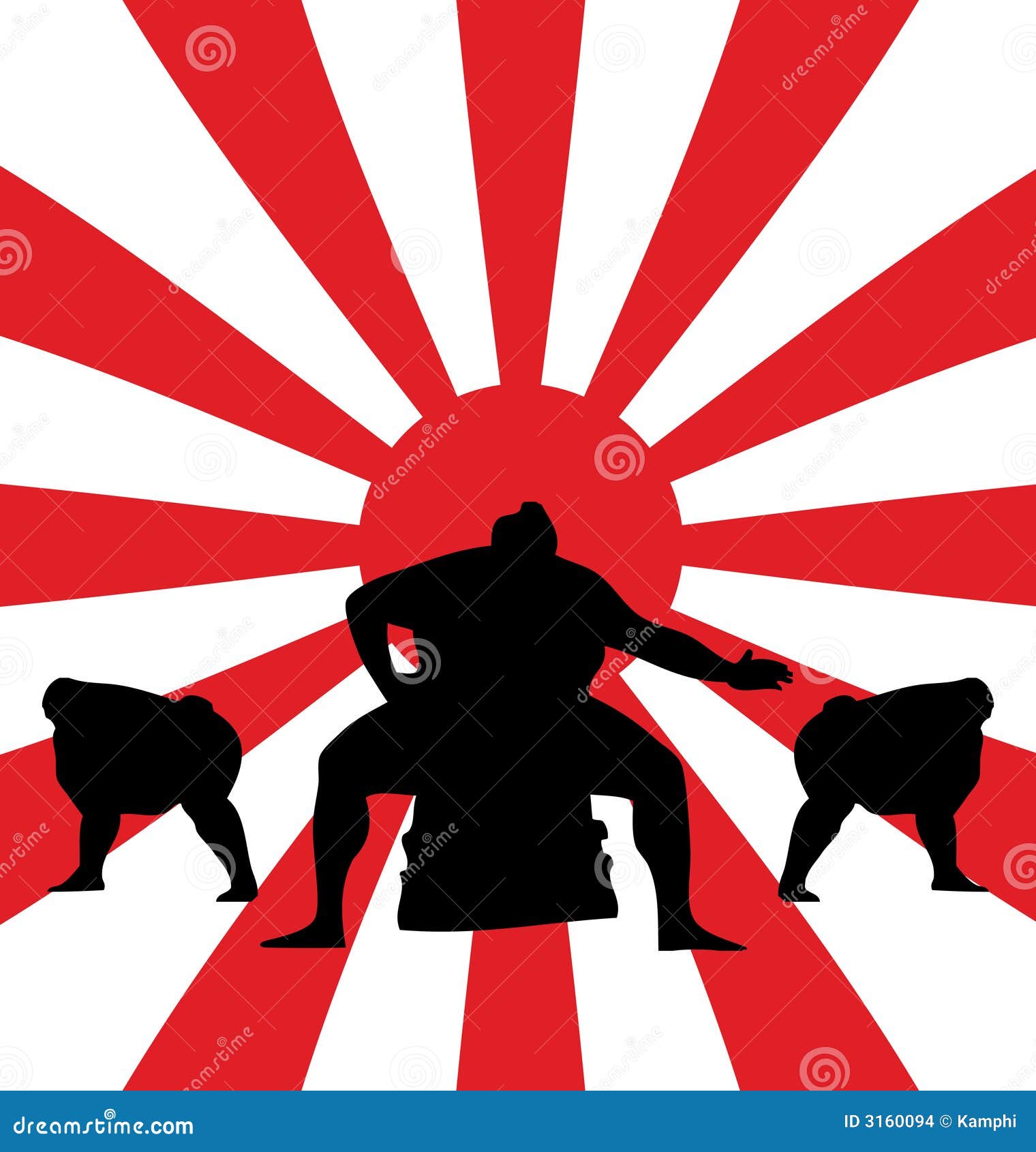 Sumo stock illustration. Illustration of conceptual, concept - 3160094