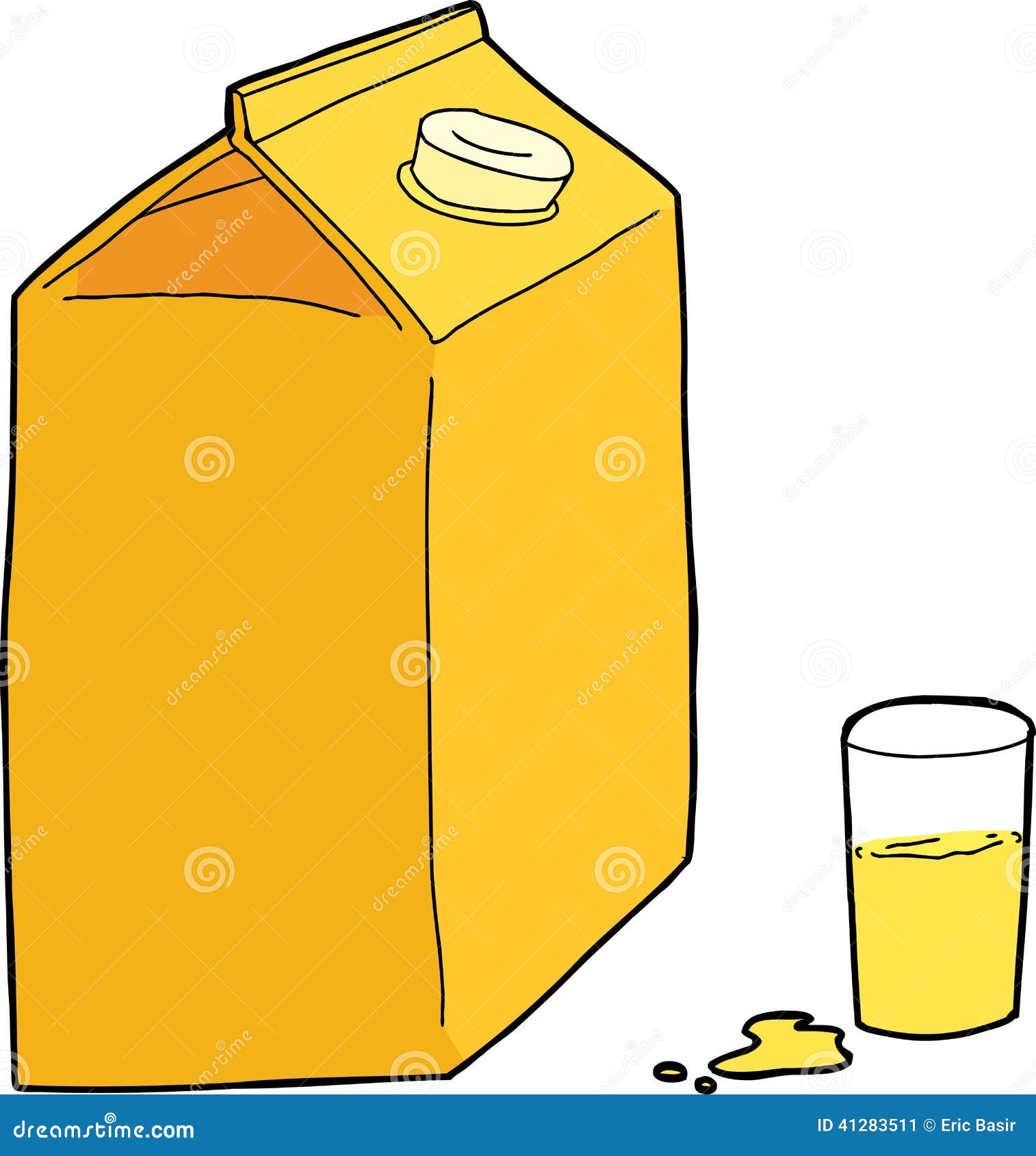 Sumo de laranja ilustração do vetor. Ilustração de pacote - 41283511