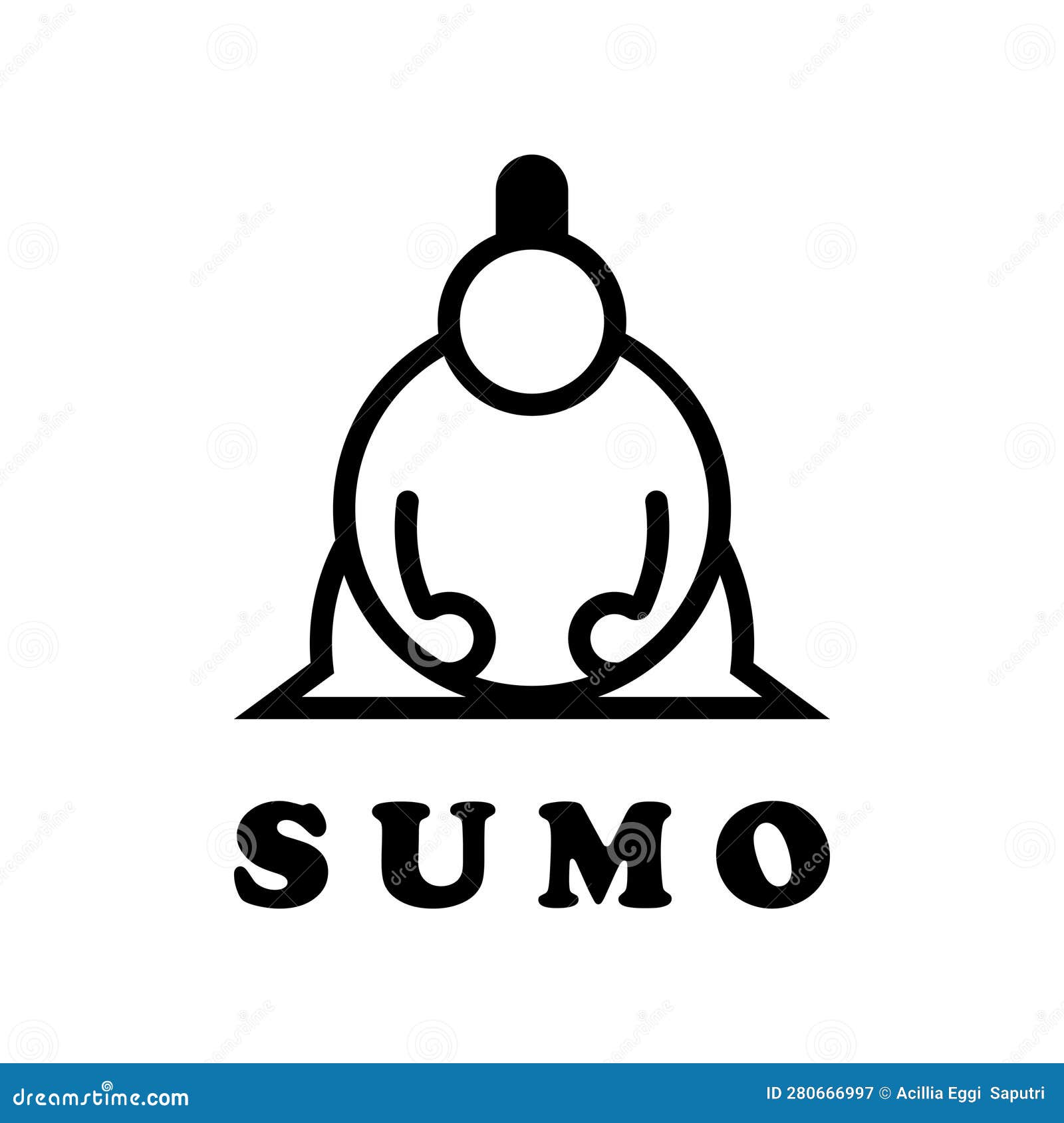 Sumo Logo Icon Design Cartoon Vector | CartoonDealer.com #297108991