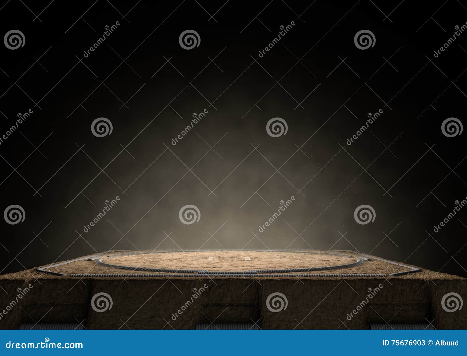 Sumo Ring Empty stock image. Image of japan, sport, rikishi - 75676903