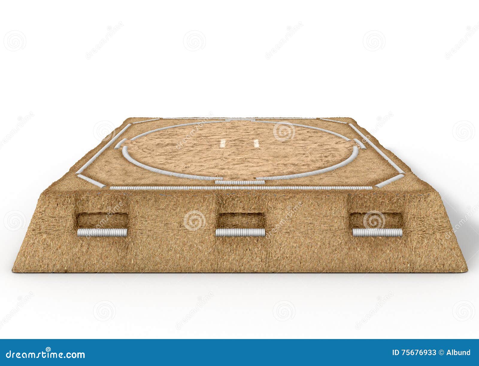 Sumo Wrestling Ring stock image. Image of competition - 75676933