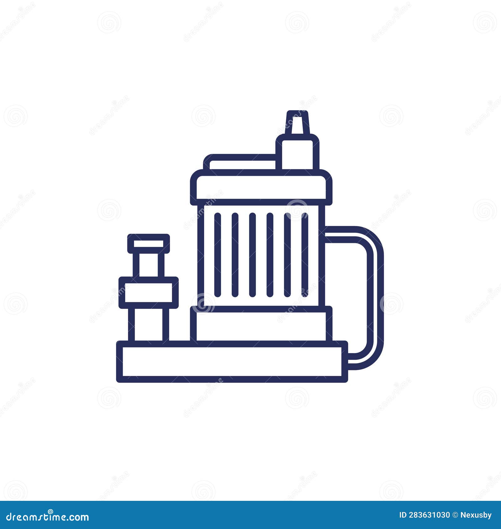 Sump Pump Line Icon, Vector Stock Vector - Illustration of outline ...
